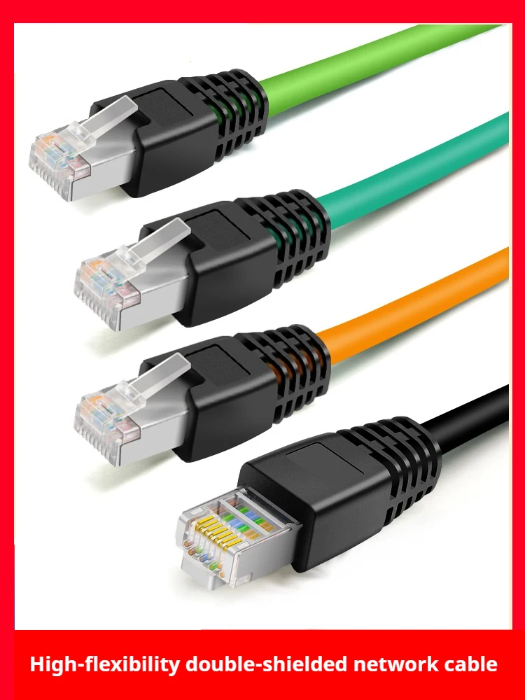 Industrial-Network-Cable-FTP-FSTP-Cat5e-6-6a-7-Profinet-Cable-M12-Gold ...