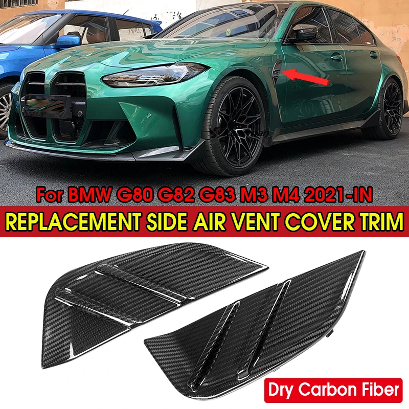 Dry-Carbon-Fiber-Replacement-Side-Fender-Cover-For-BMW-G80-G81-G82-G83 ...