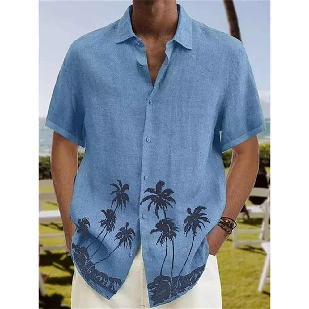 Camisa-de-ver-o-para-homem-hawaii-camisas-oversized-manga-curta-topos ...