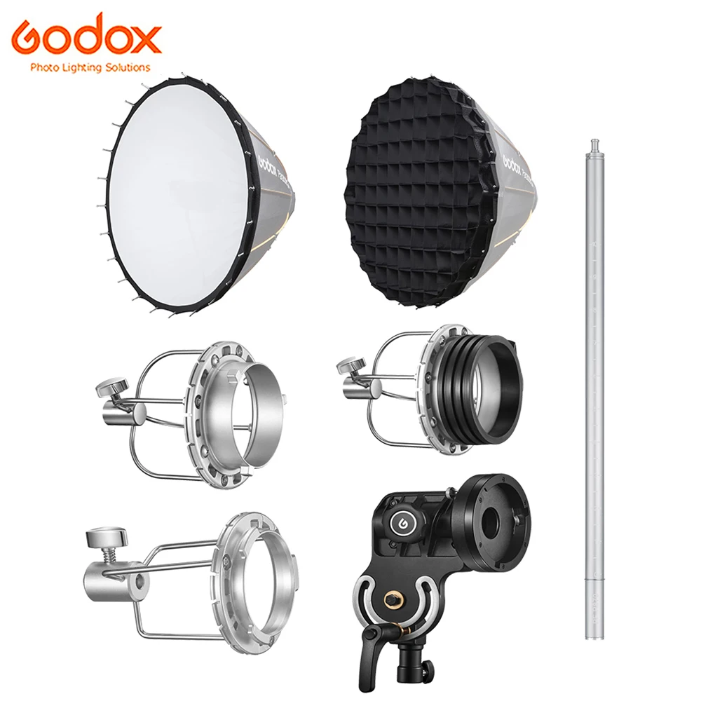 Godox-Diffuser-Honeycomd-Grid-Focusing-Mount-Rod-Strobe-Adapter-for ...