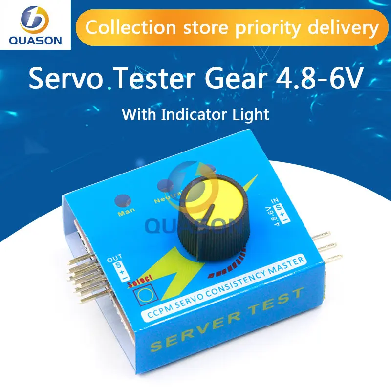 Servo Tester Gear Test CCPM Consistency Master Checker 3CH 4.8-6V with ...