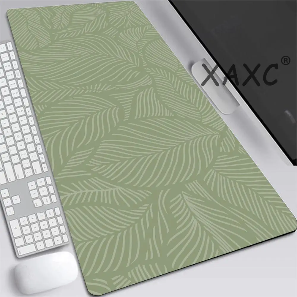 Sage-Green-Mousepad-Desk-Mat-cute-Multiple-sizes-stitched-edges-Boho ...