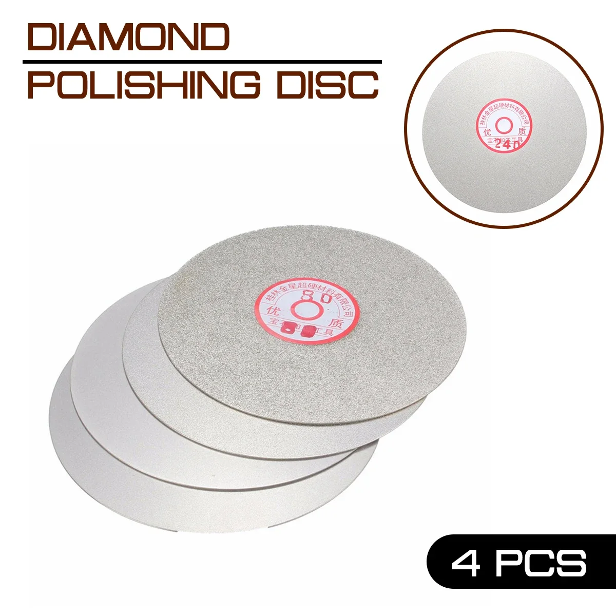 4pcs-set-Diamond-Polishing-Disc-600-800-1200-3000-Grit-Lapping-Grinding ...