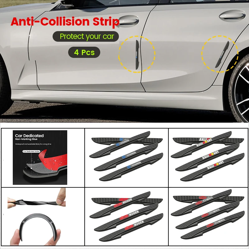 4pcs-Rubber-Car-Door-Edge-Protector-Stickers-Anti-Collision-Strips-For ...