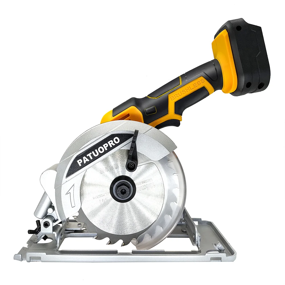 PATUOPRO 5-inch Cordless Electric Circular Saw Brushless Rechargeable ...