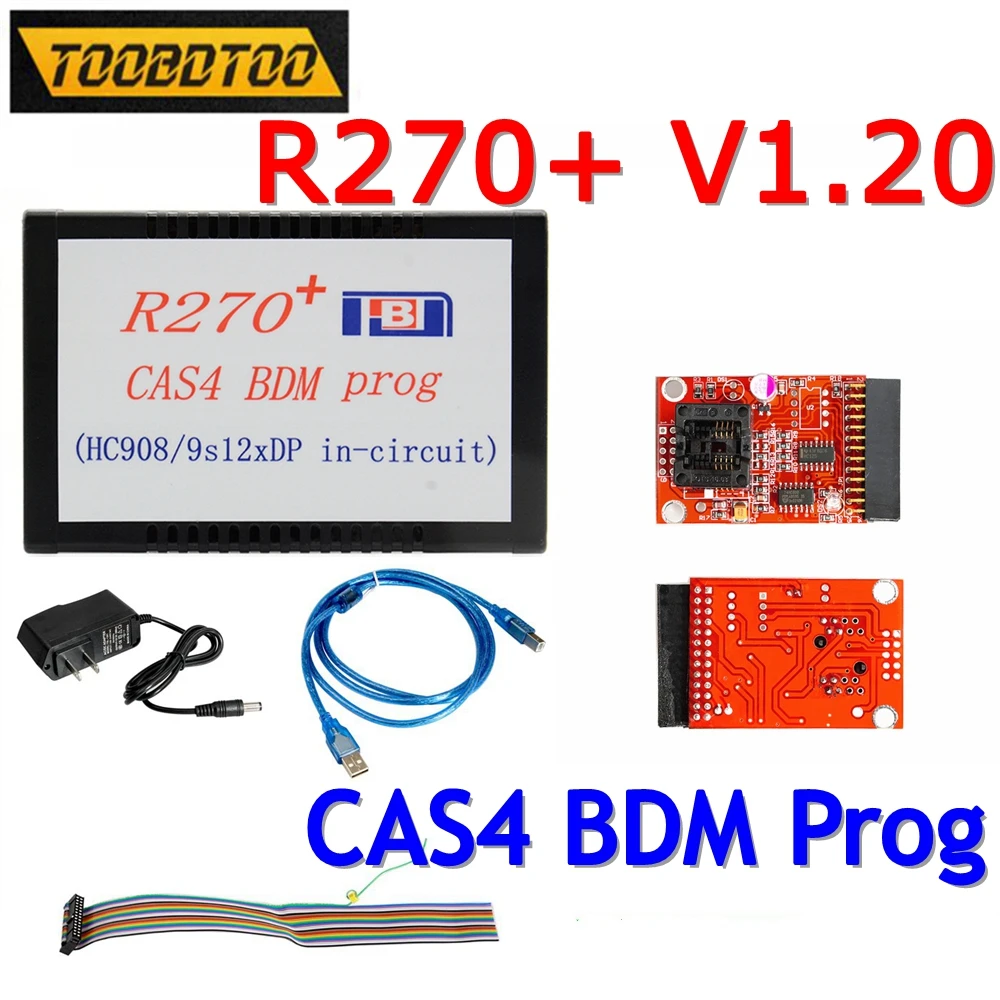2023 R270+ V1.20 AK90 Auto CAS4 BDM Programmer R270 CAS4 BDM Programmer Professional Key Prog ...