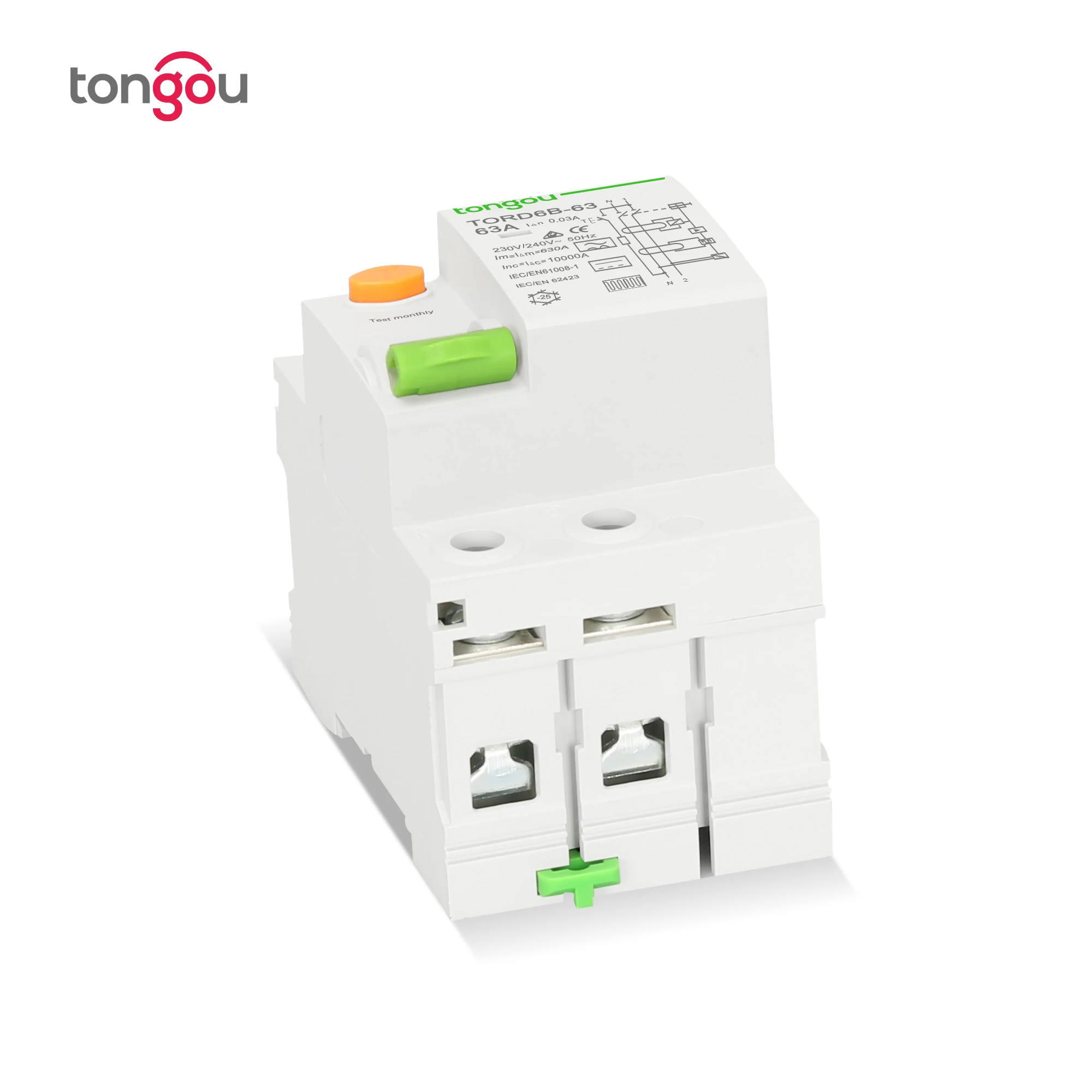 AC Type RCCB Electromagnetic Residual Current Circuit, 44% OFF