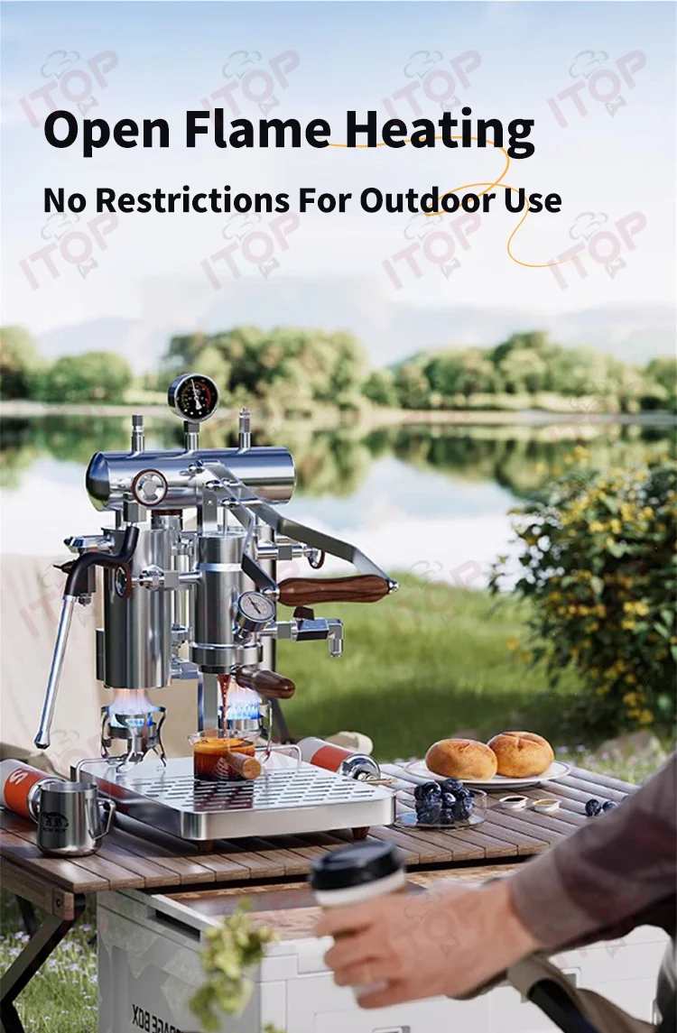 Alm Kopi Espresso-4 Manual Variable Pressure Coffee Machine Lever ...