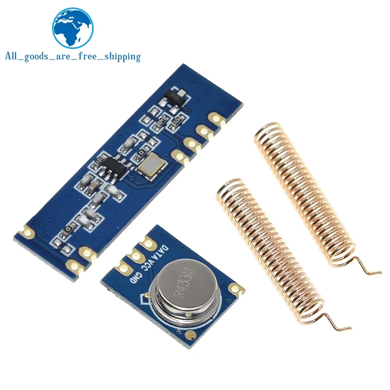 TZT 433MHz 100 Meters Wireless Module Kit ASK Transmitter STX882 + ASK ...