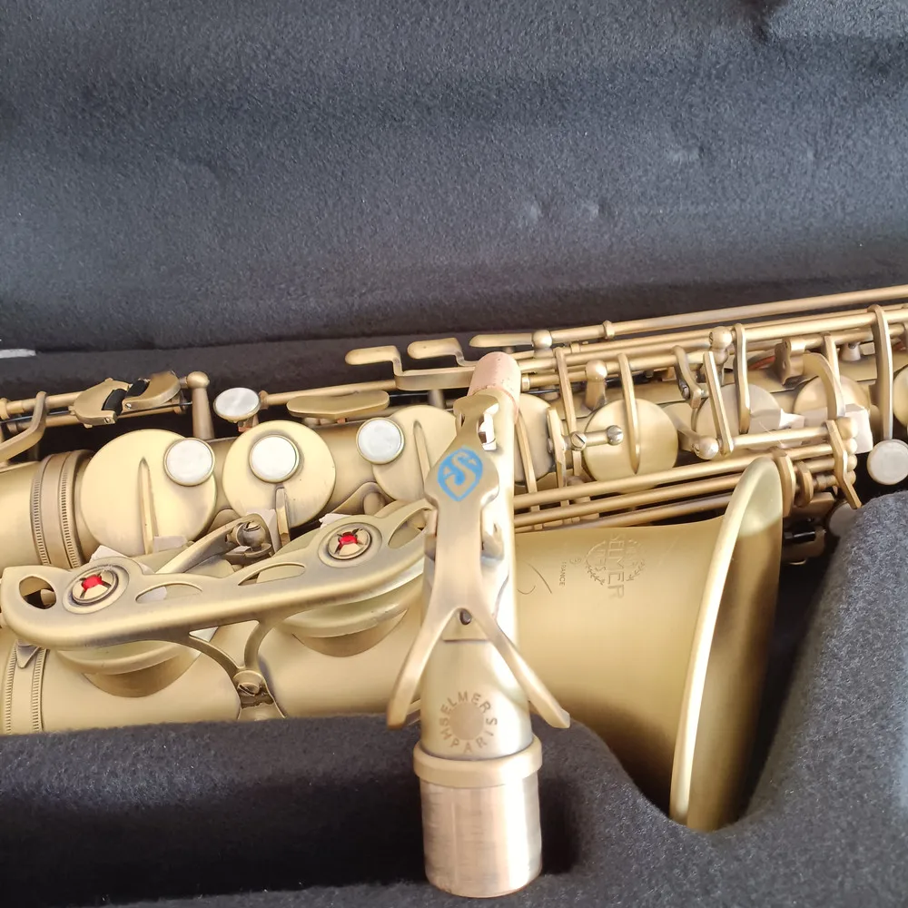 Professional-Super-Action-R54-Saxophone-Antique-copper-Alto-Full-flower ...