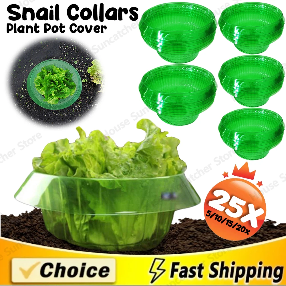 5-20PCS-Snail-Collars-Slug-Plant-Protection-Collars-Reusable-Plant ...