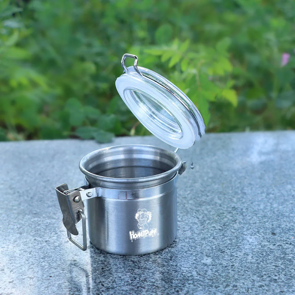 Hornet Stainless Steel Airtight Stash Jar 2.17 Inches Multi-use Vacuum ...