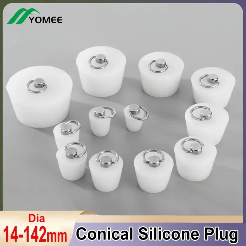 Conical-Silicone-Rubber-Plugs-With-D-Shape-Steel-Handle-HIGH-TEMP-Clear ...