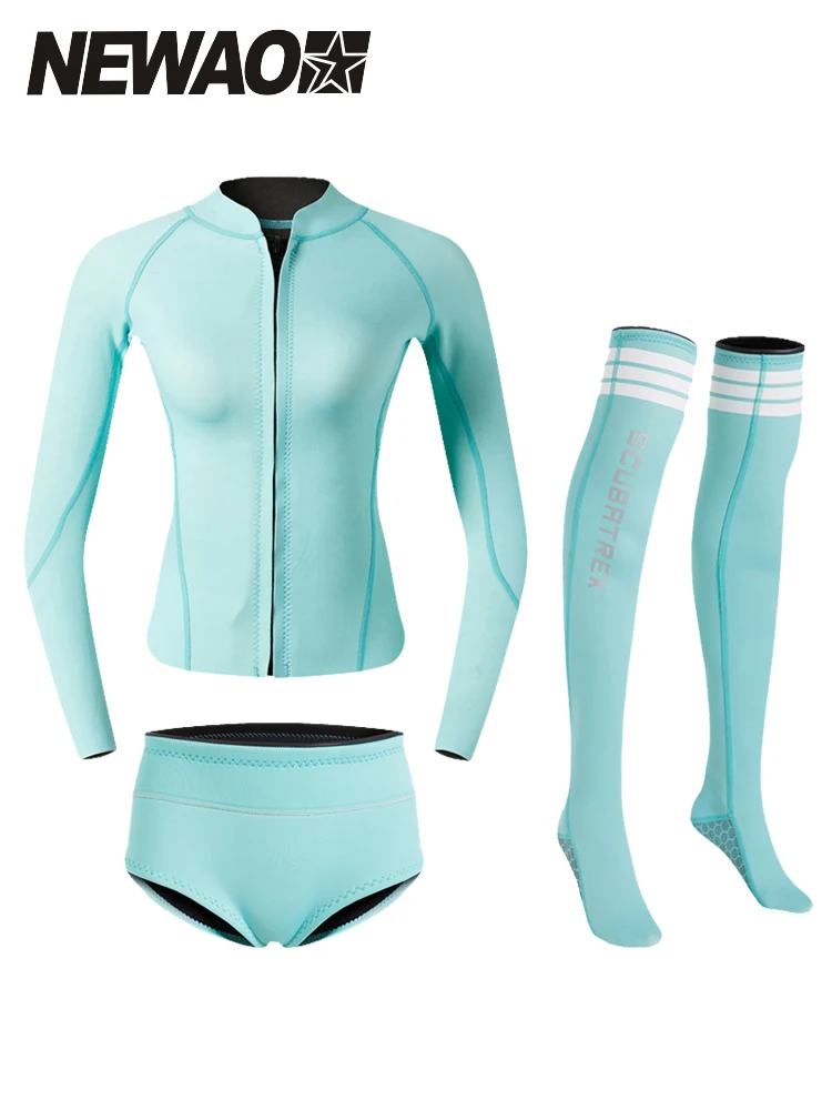 Newao One-Piece Full Body Diving Suit Dive Skin Snorkeling Swimsuit Sun ...