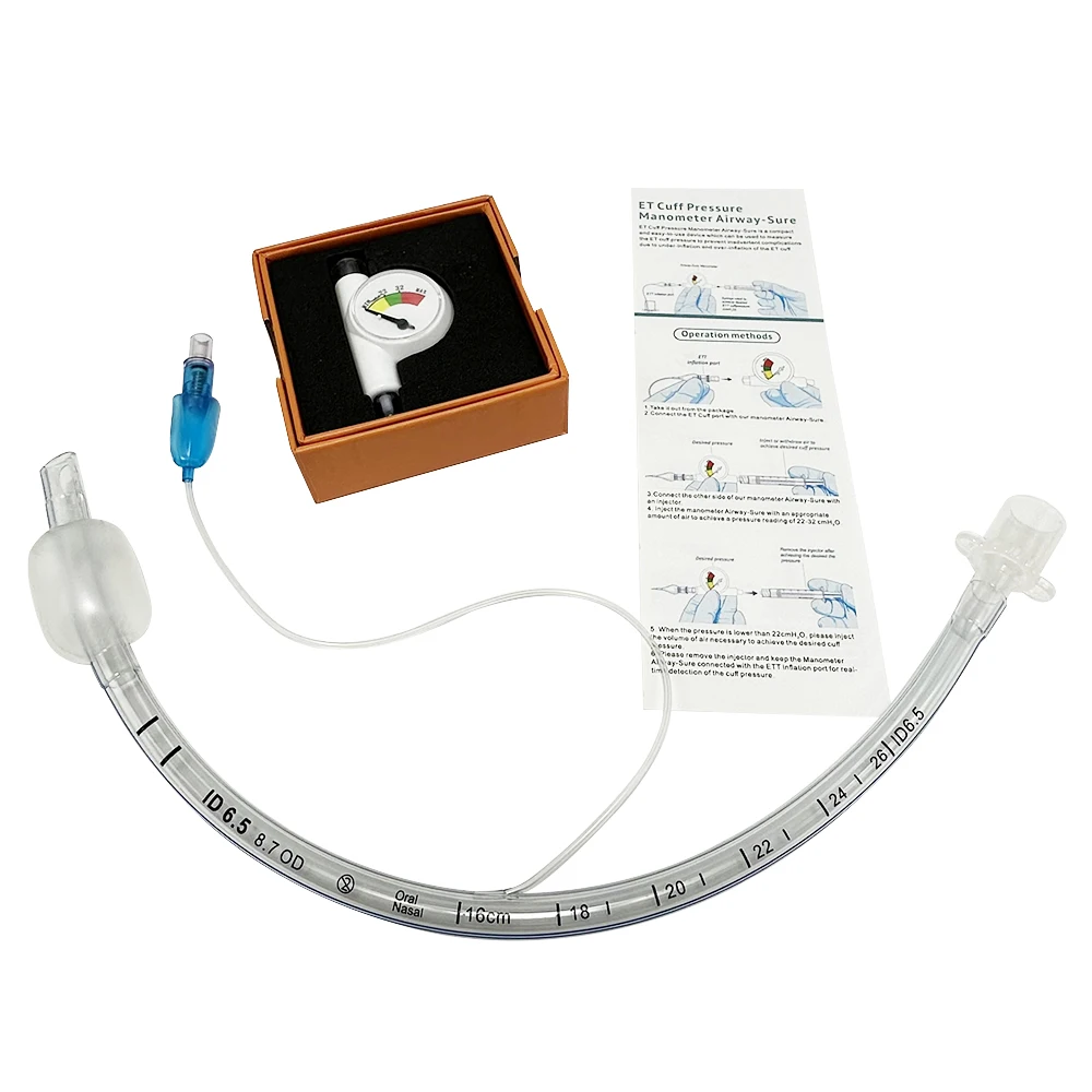 Green-Endotracheal-Intubation-Balloon-Pressure-Gauge-Saturation ...