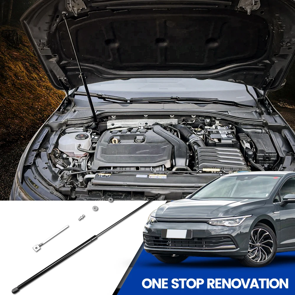 For-VW-Golf-8-MK8-2020-2021-2022-2023-Car-Styling-Refit-Bonnet-Hood-Gas ...