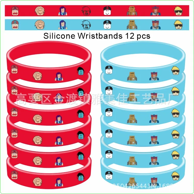 New ROBLOX Bracelet for Boys Girls Kawaii Anime Action Figure Jewelry ...