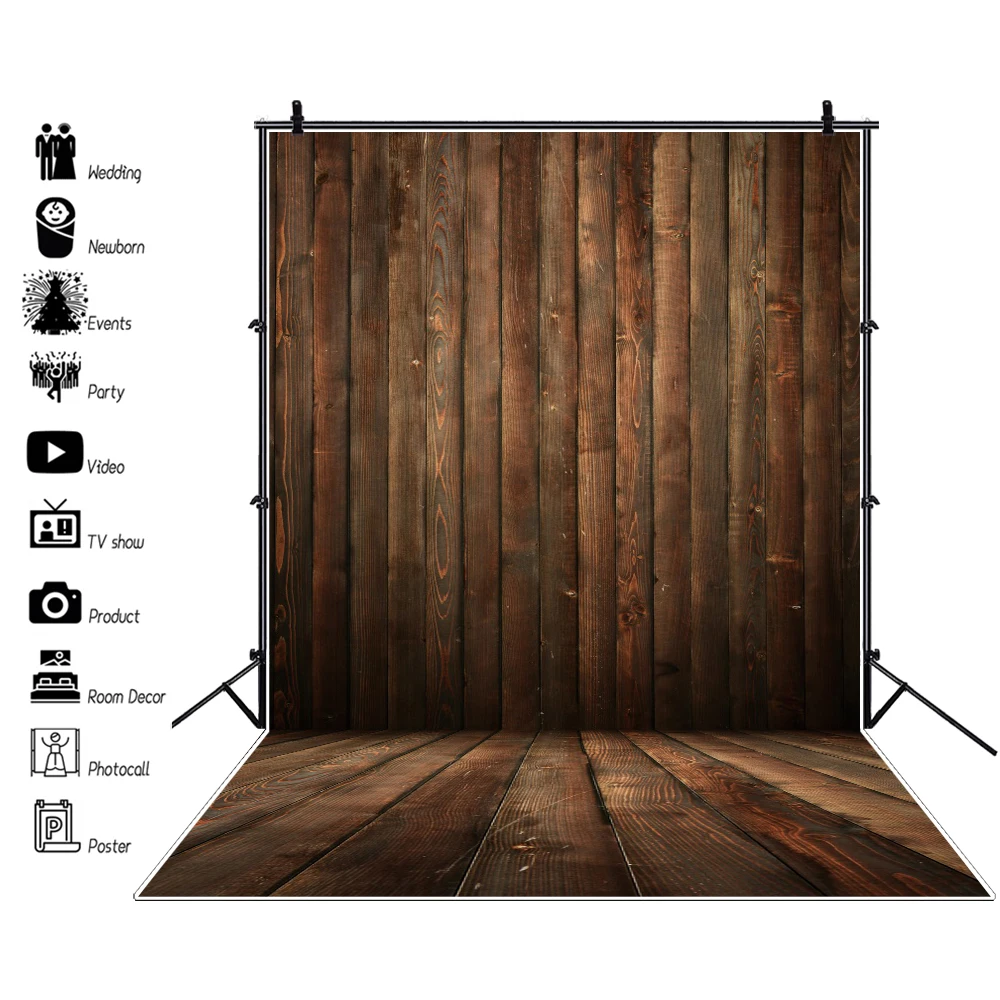 Grunge-Wood-Board-Backdrop-for-Photography-Wooden-Floor-Plank-Texture ...