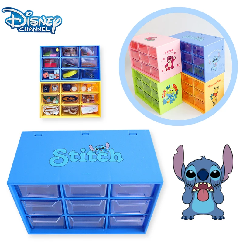 Disney-Stitch-DIY-Storage-Box-Cartoon-Winnie-The-Pooh-Drawer-Type ...
