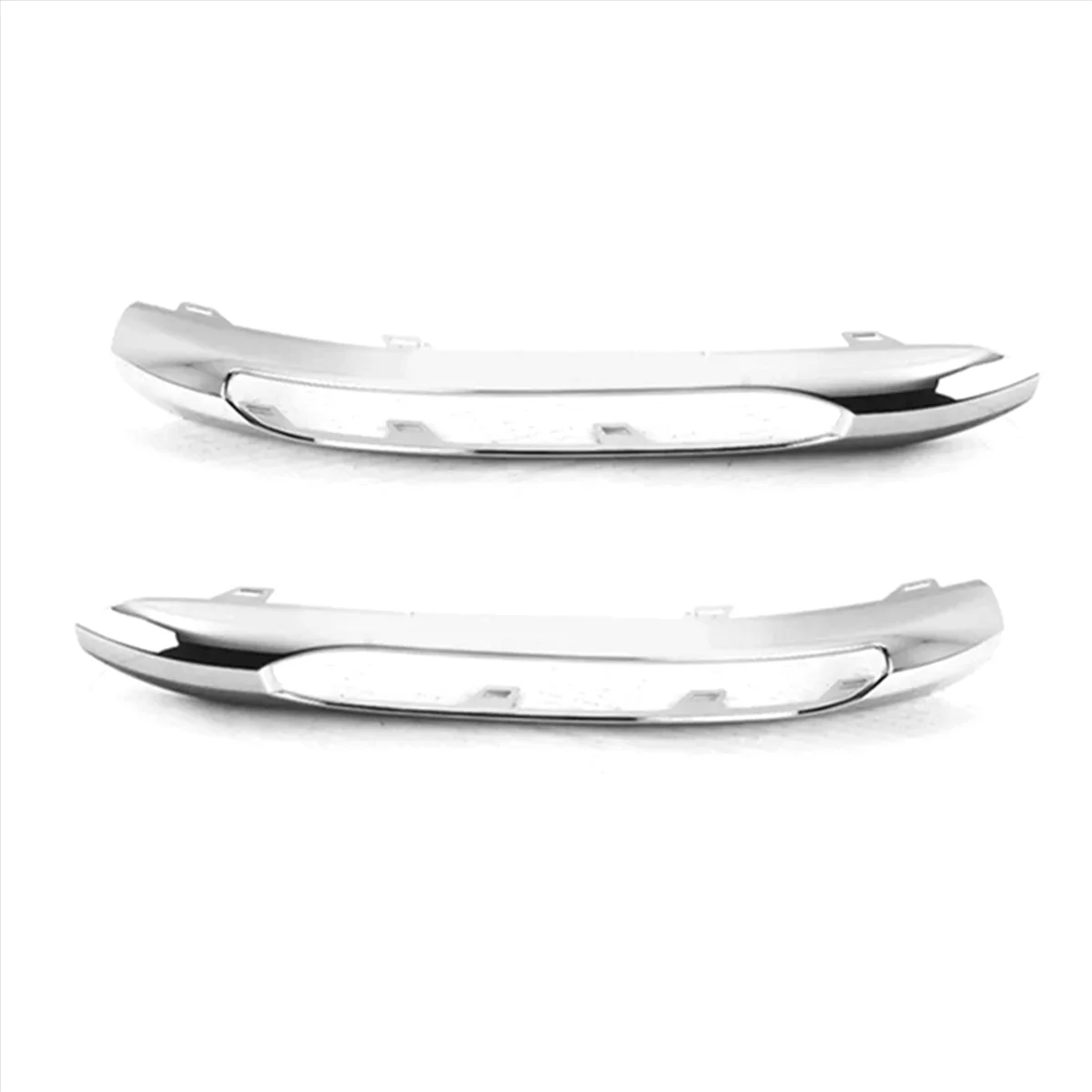 1Pair Front Bumper Lower Grille Fog Light Cover Frame for Mercedes-Benz ...
