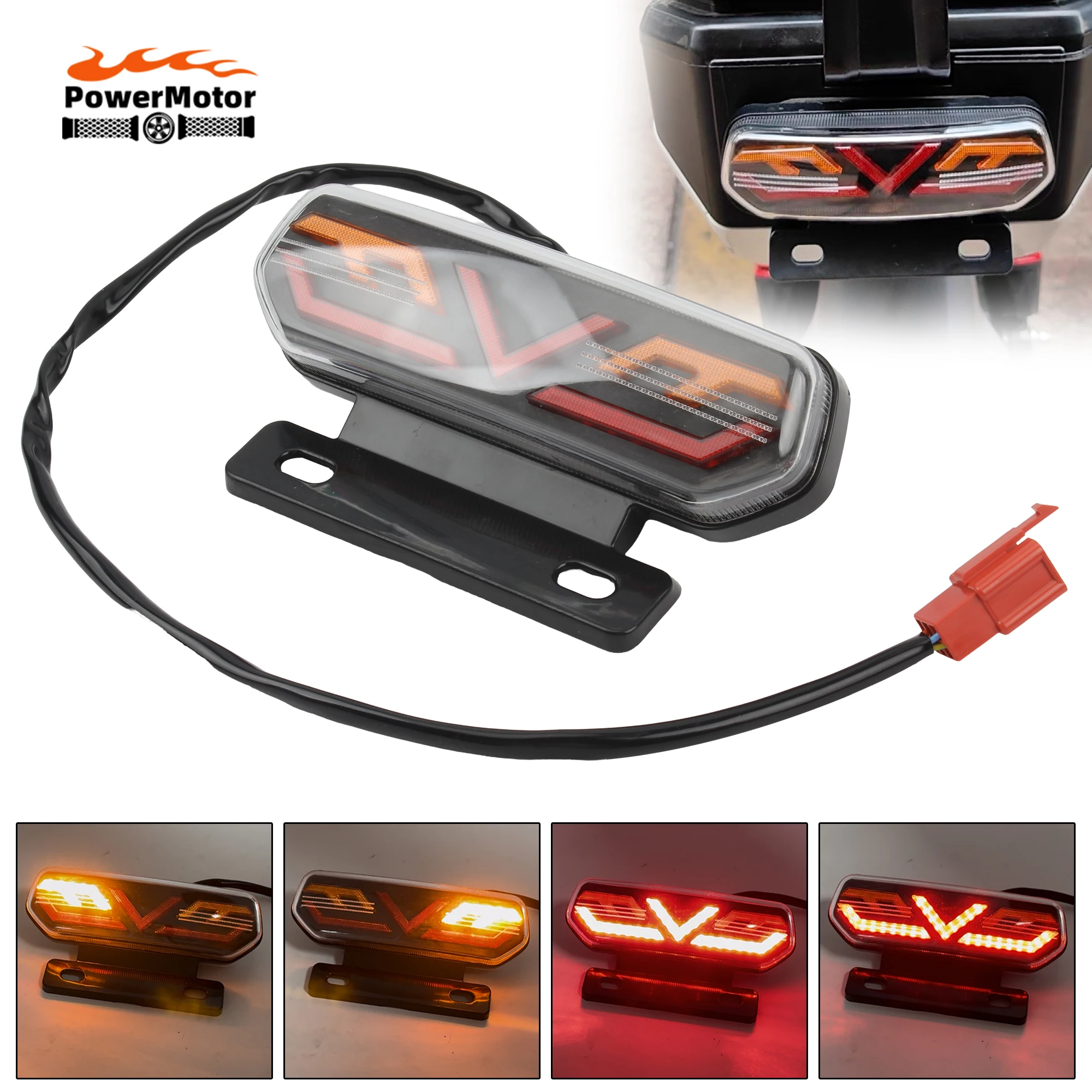 Motorcycle-Rear-LED-Brake-Light-Turn-Signal-ATV-12V-Tail-Light ...