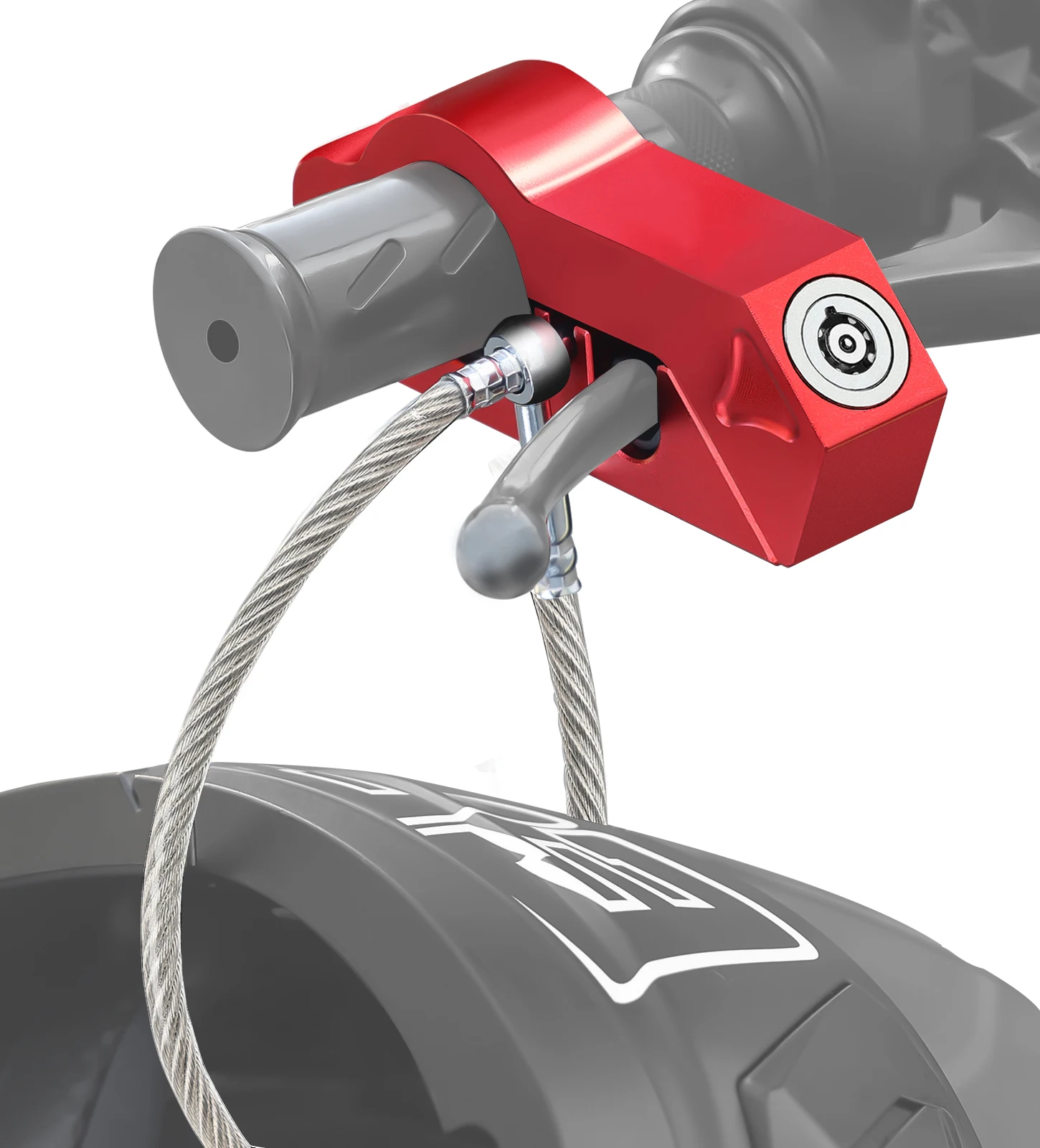 Motorcycle-Handlebar-Helmet-Lock-Anti-Theft-Security-Locks-With-Keys ...