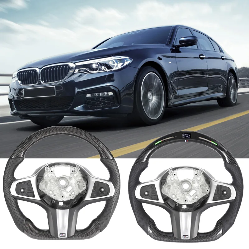 Real-Carbon-Fiber-Steering-Wheel-Fit-For-BMW-G20-G28-G30-G38-G32-G11 ...