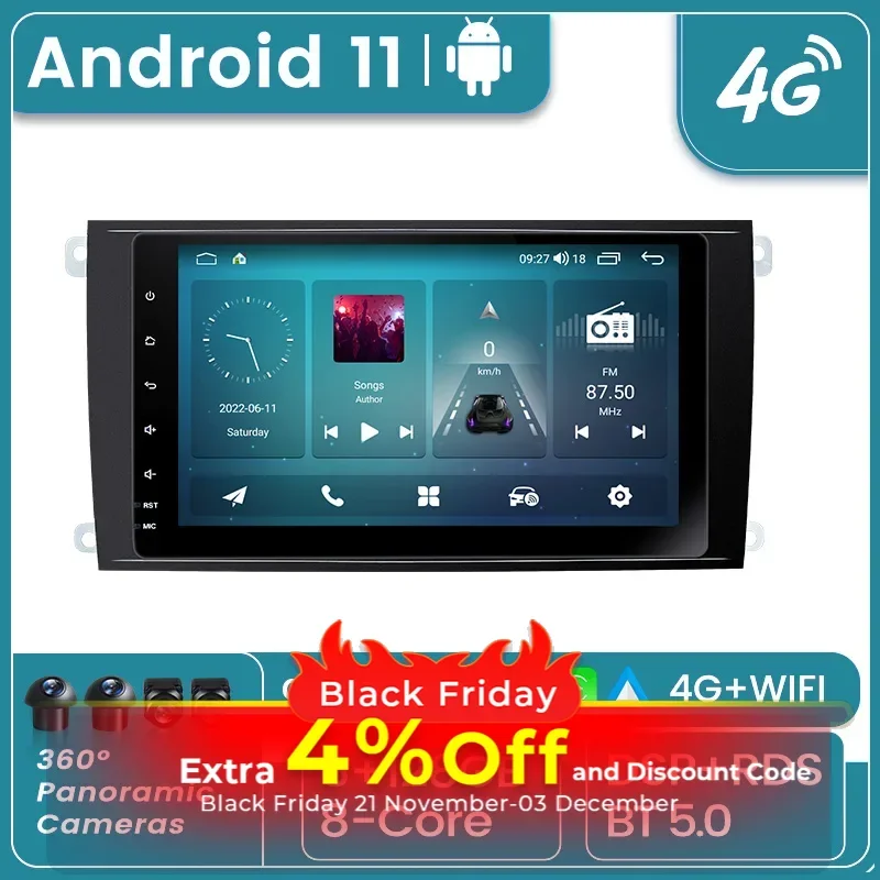 Car-Radio-For-Porsche-Cayenne-1-9PA-2002-2014-Android-2DIN-Headunit-Navigation-GPS-Multimedia ...