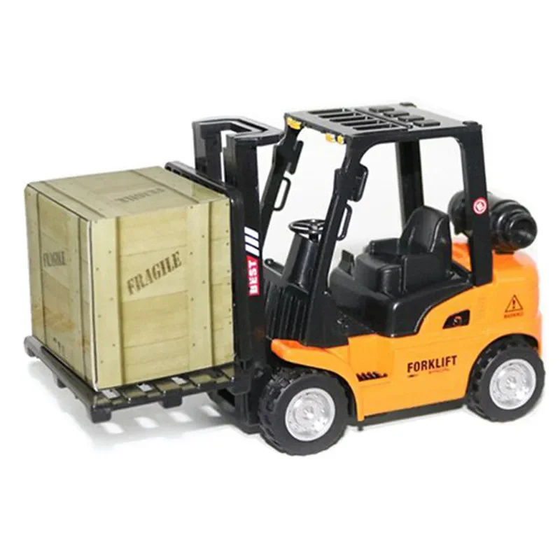 Forklift-Car-Toy-w-Simulation-Cargo-Manual-Lift-Pull-Back-Model-Vehicle ...