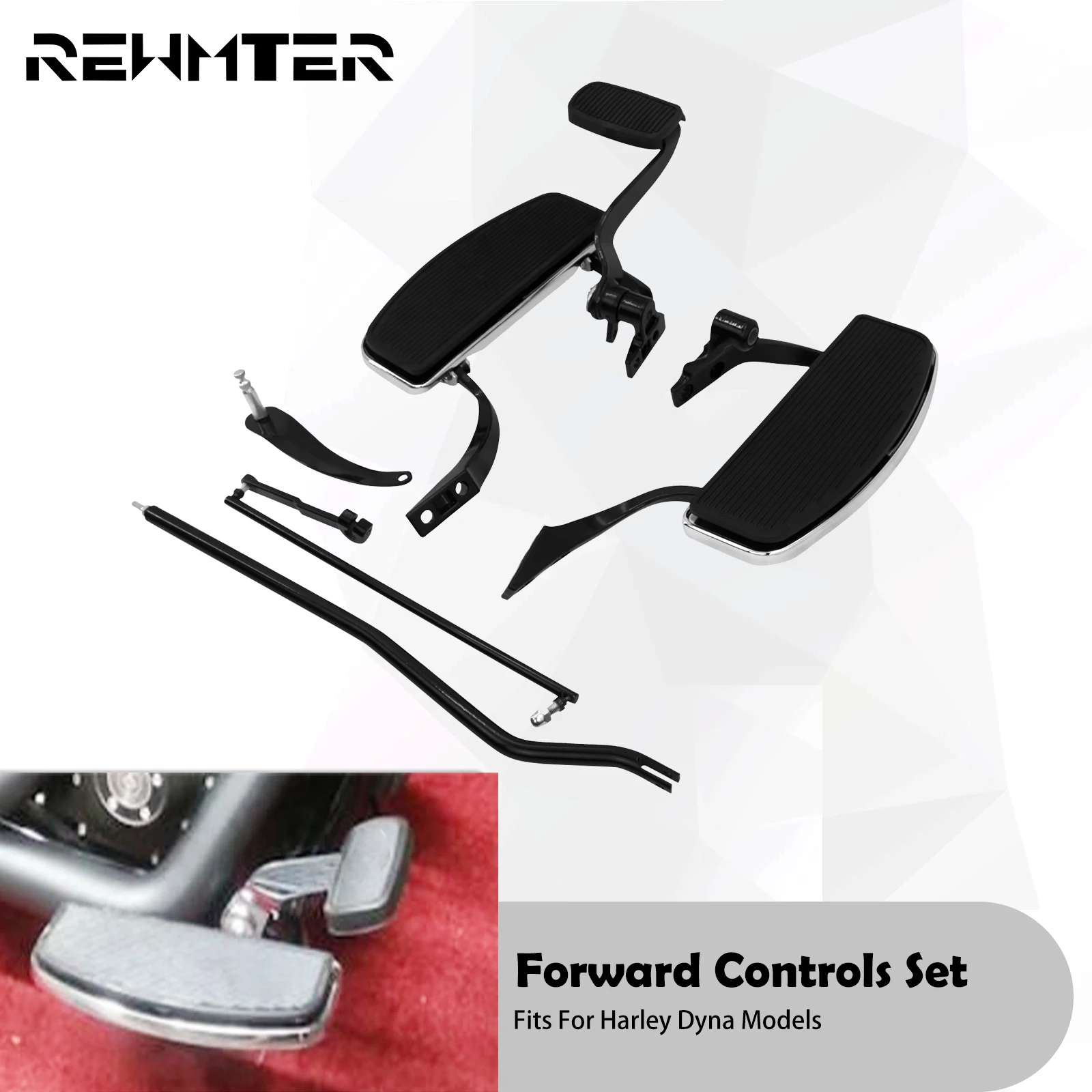 Motorcycle-Billet-Forward-Controls-Foot-Pegs-Linkage-Levers-Kits ...