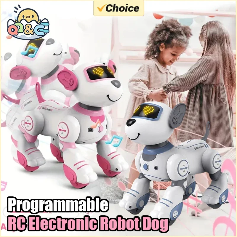 Funny Smart Machine Electronic Dog Robot Dogs Stunt Puppy Voice Command ...
