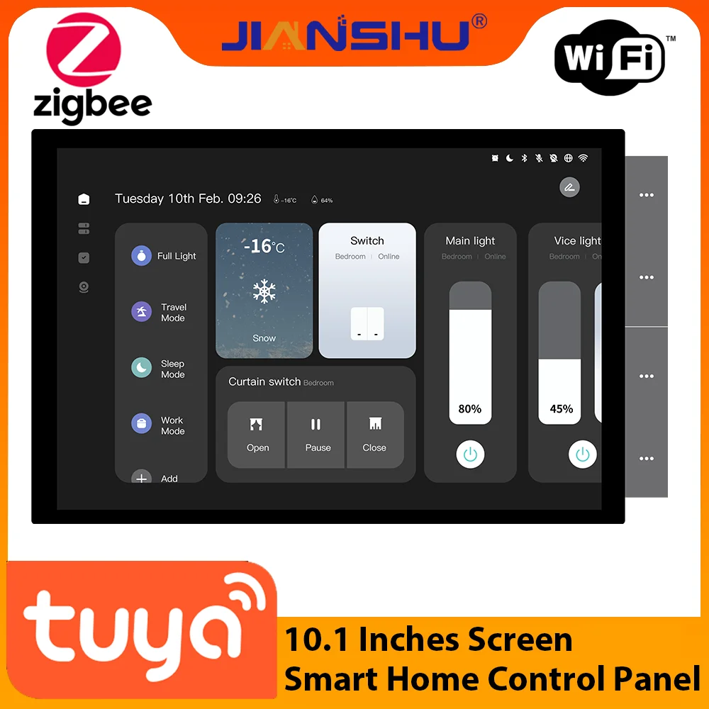 Jianshu-tuya-smart-home-bedienfeld-10-wand-bildschirm-display-zigbee ...