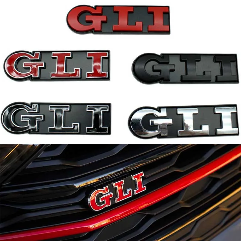 3D-Metal-Car-Letters-Rear-Trunk-Front-Grill-GLI-Emblem-Badge-Logo ...