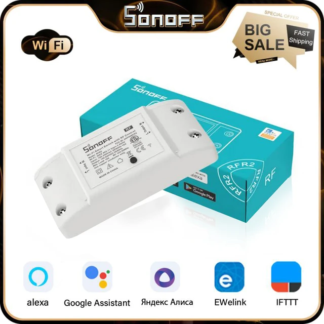 Sonoff Tomadas Basicr2 Wifi Disjuntor Interruptor Smat, 43% OFF