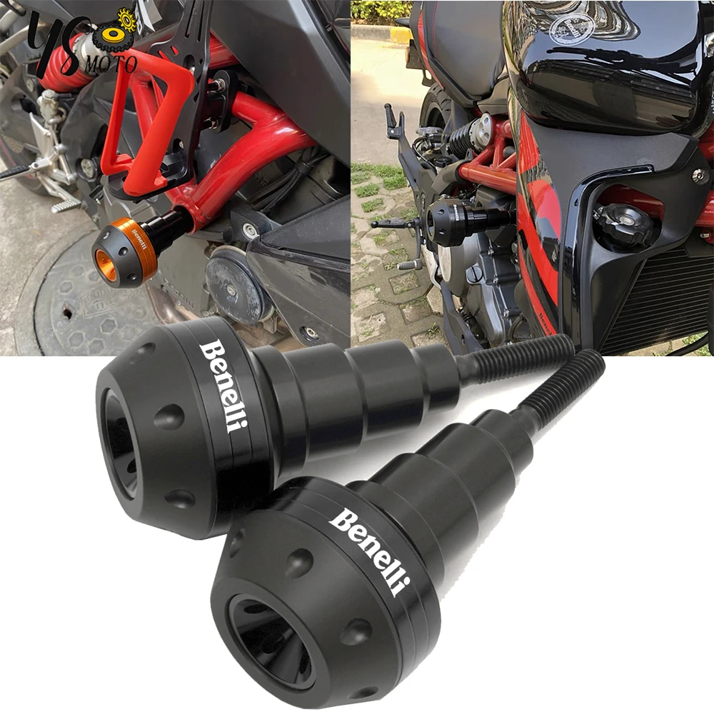 Logo-Benelli-Motorcycle-New-Frame-Slider-Crash-Protect-Pads-CNC ...