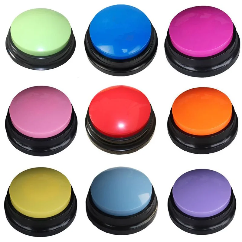 Plastic-Dog-Training-Speaking-Button-Recordable-Dog-Buttons-Recordable ...