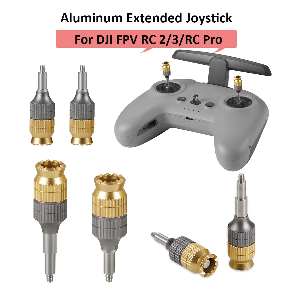 CNC-Aluminum-Extended-Joystick-Thumb-Stick-Rocker-For-DJI-FPV-Remote ...