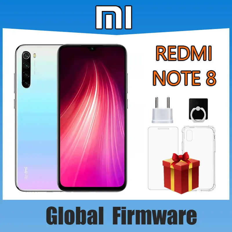 오리지널 스마트 폰 Xiaomi Redmi Note 8 (2021) / Redmi Note 8 celular Snapdragon 665 48MP 4000mAh 18W 고속 ...