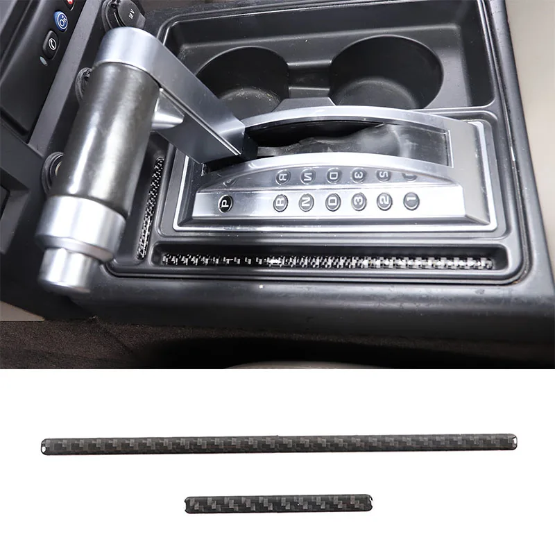 Soft-Carbon-Fiber-Car-Center-Shift-Slot-Pad-Trim-for-Hummer-H2-2003 ...