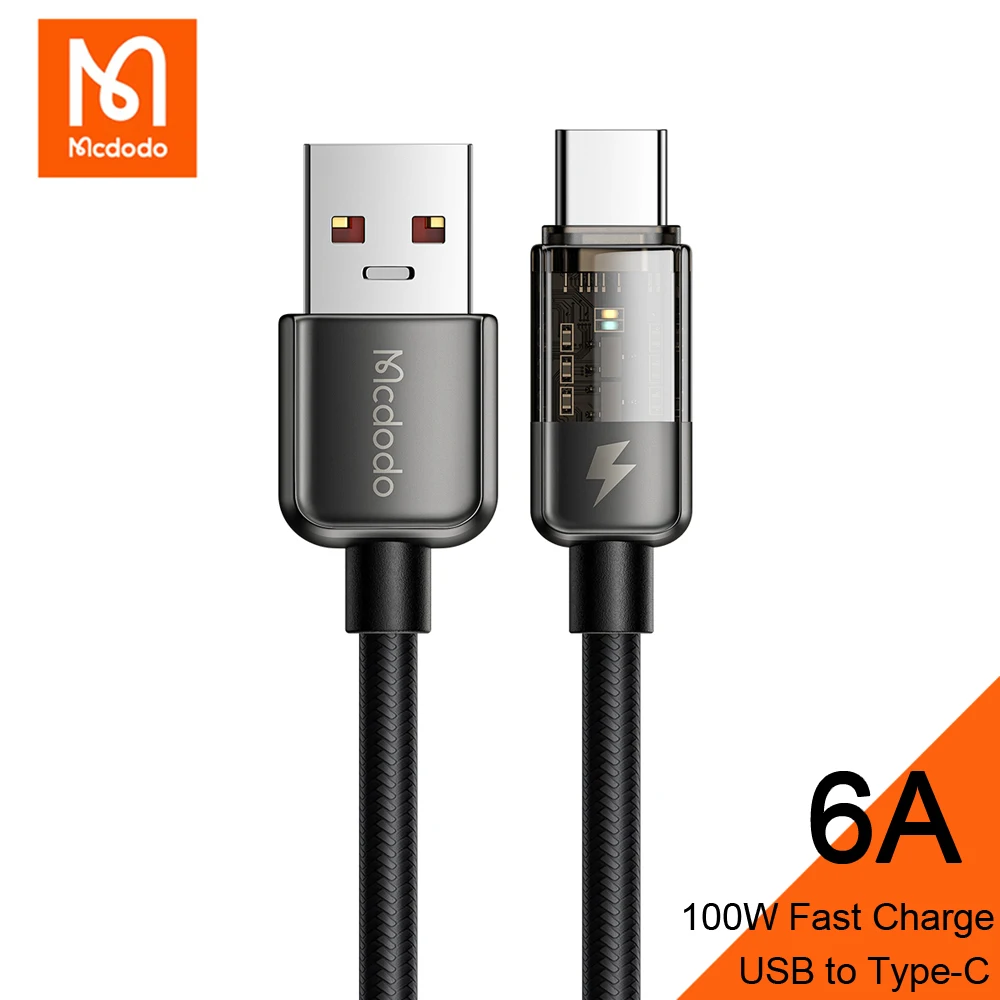 Mcdodo Cable USB tipo C de carga rápida para teléfono, Cable de sincronización de datos de carga ...