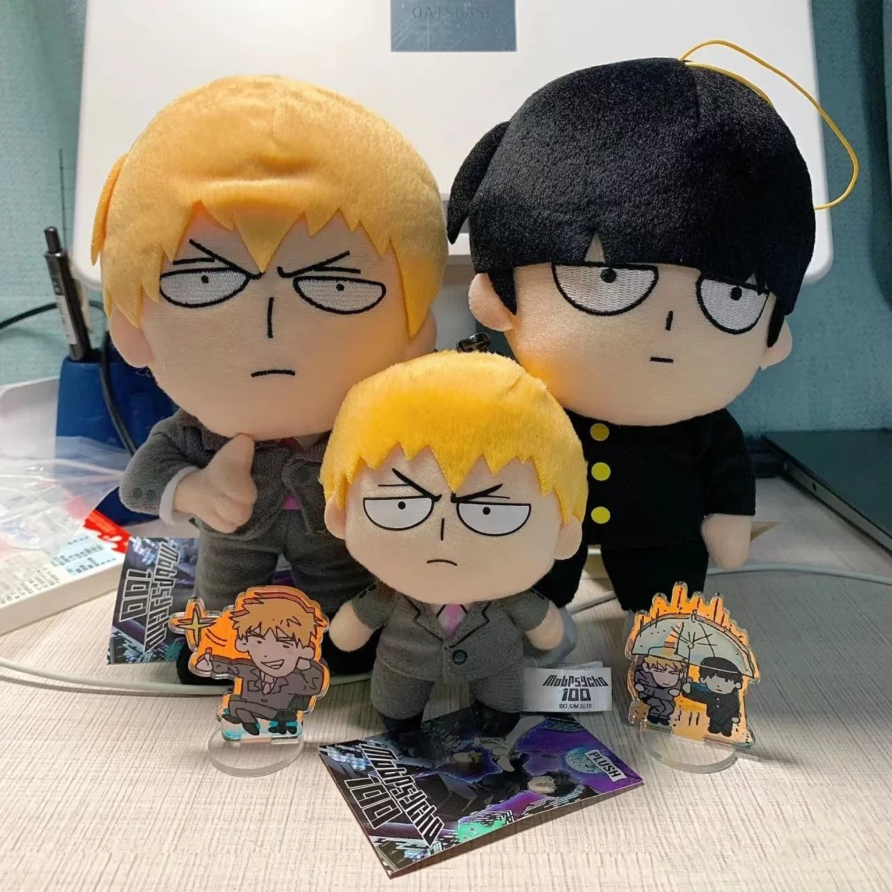 Mob Psycho 100 Plush Doll Toys Anime Kageyama Shigeo Reigen Arataka ...