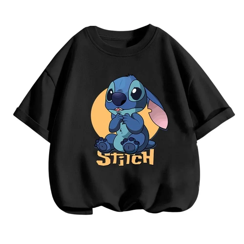 Camiseta de verano para niños, camiseta de Stitch Kawaii, camiseta de ...