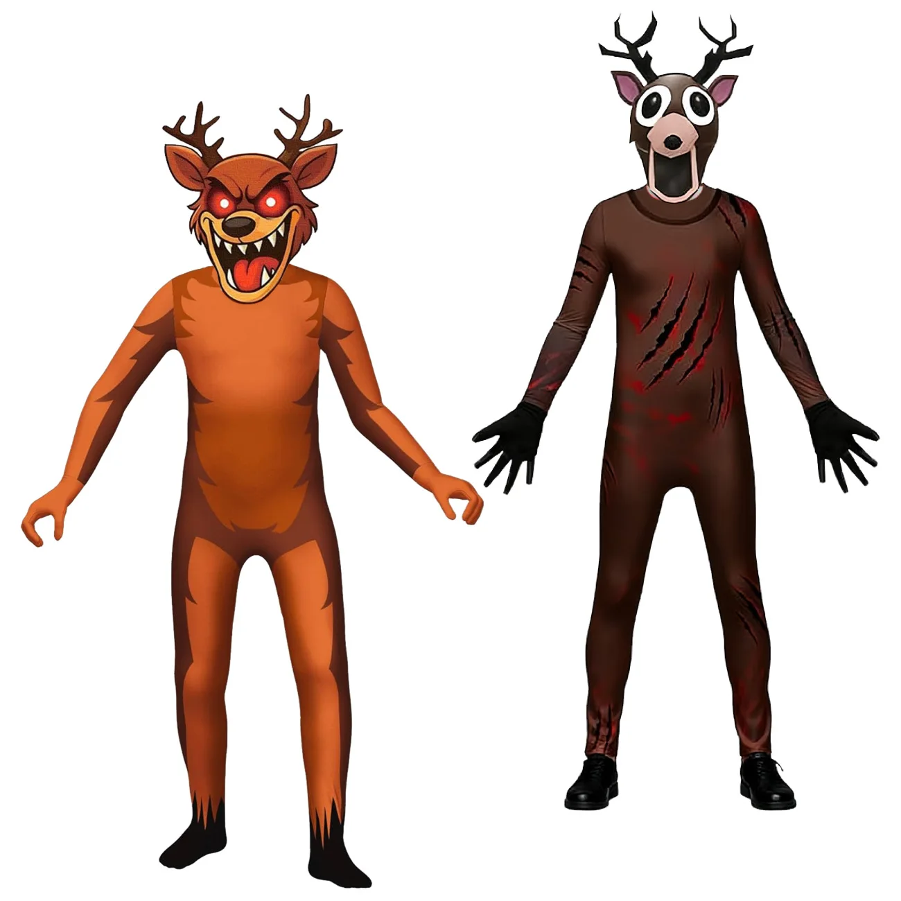 Horriable Halloween Costume for Kid Game 99 Nights in The Forest Deer ...