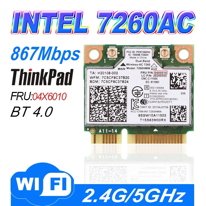 Dual-Band-Wireless-AC-7260-7260HMW-7260AC-S440-S540-E440-INTEL7260AC ...