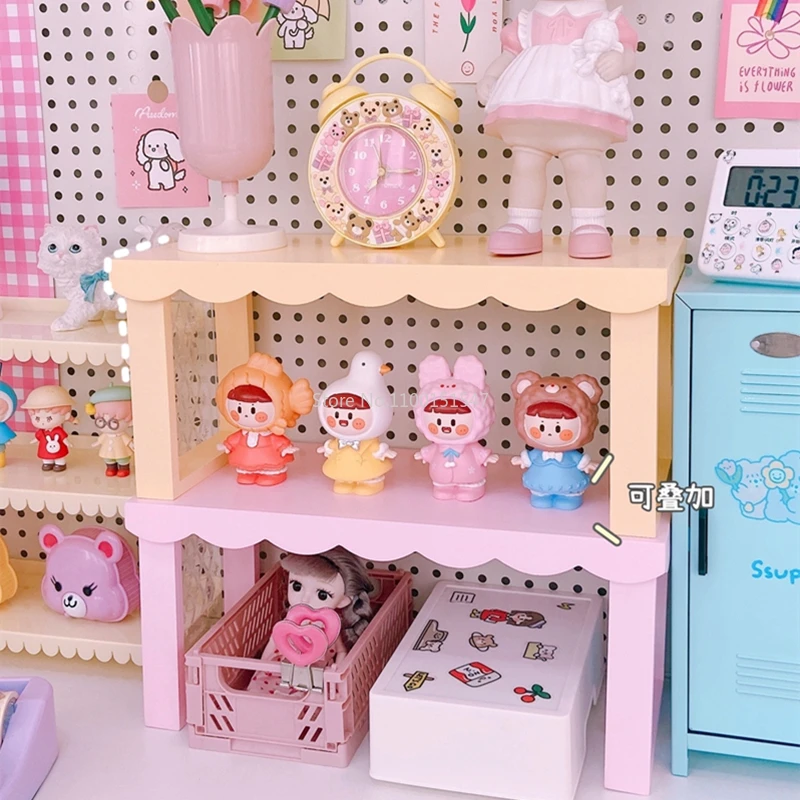 Ins-Girl-Heart-Wooden-Lace-Rack-Desktop-Heightened-Rack-Portable ...