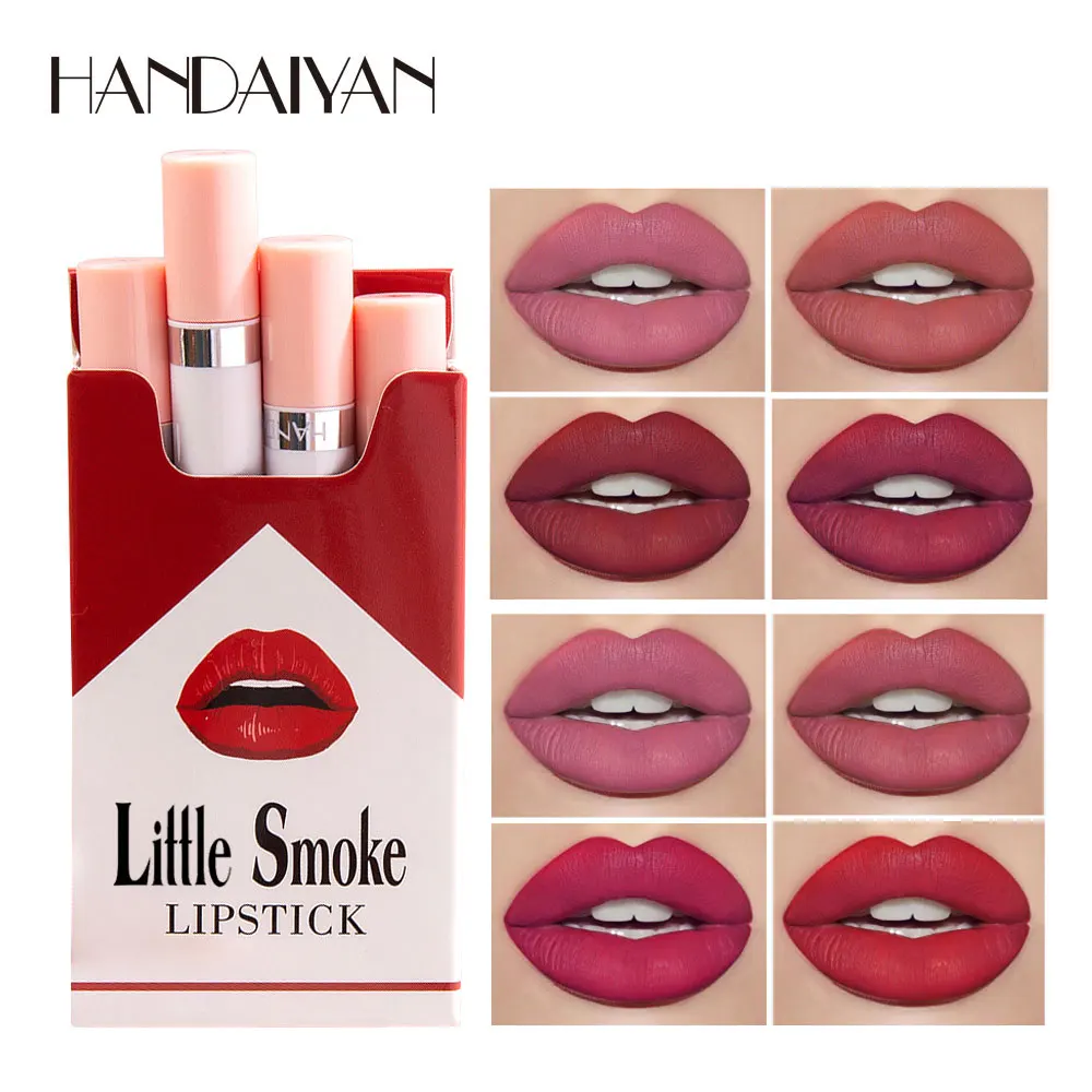 HANDAIYAN-4-PCS-Waterproof-Matte-Lipsticks-Set-Lip-gloss-Non-Stick-Cup ...
