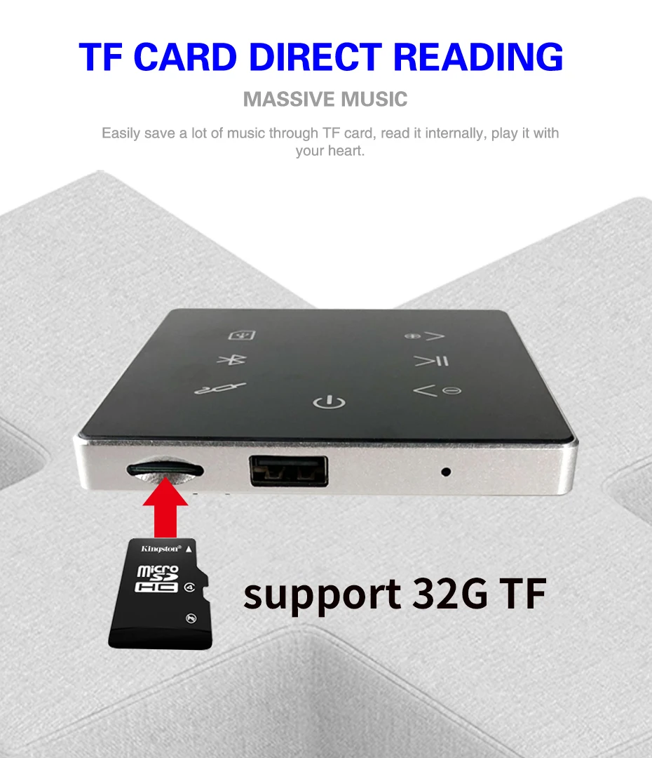 86H Mini Bluetooth Control Panel Touch Key Smart Home Audio Wall ...