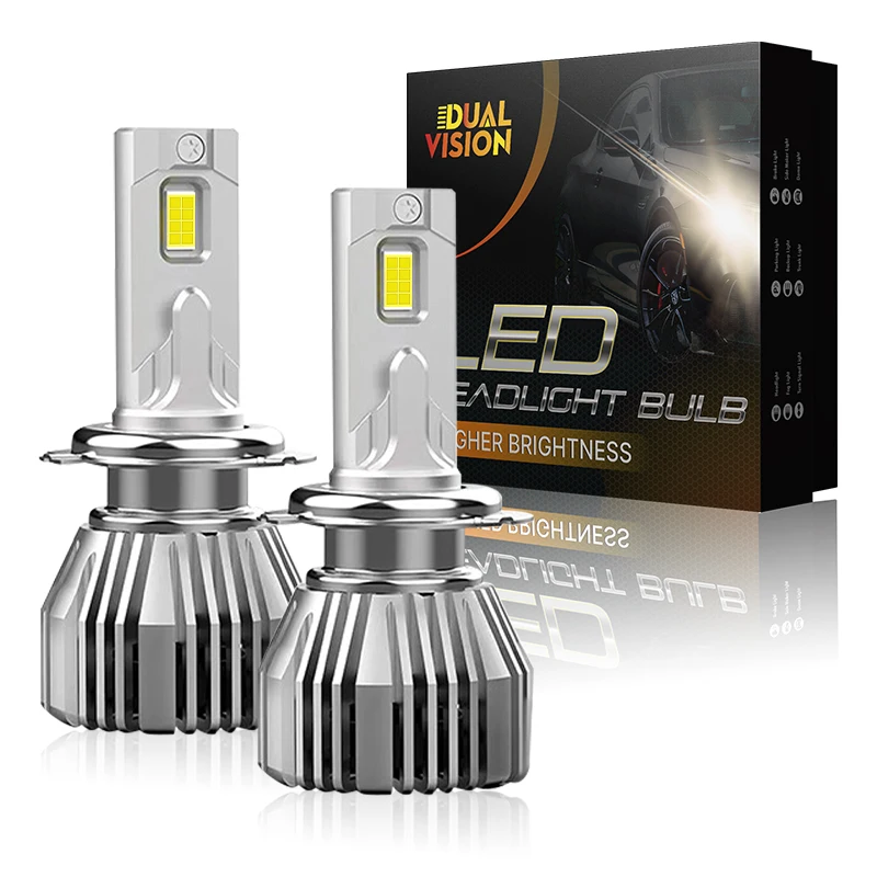 Dualvision-2Pcs-H7-H11-LED-Car-Headlights-Canbus-Bulb-7545-CSP-LED-Car ...