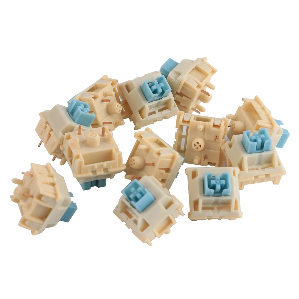 Keyboard Switches 35-Piece Tactile Mechanical - 47gf Factory Lubed POM ...