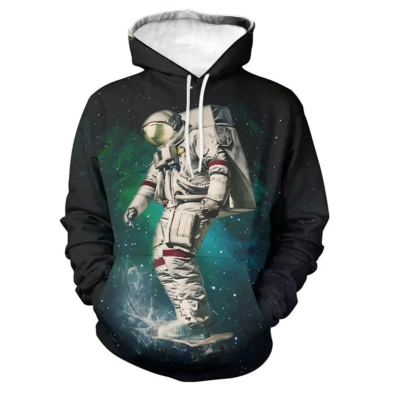 3D-Printed-Space-Astronaut-Hoodies-for-Men-Fashion-Casual-Women ...
